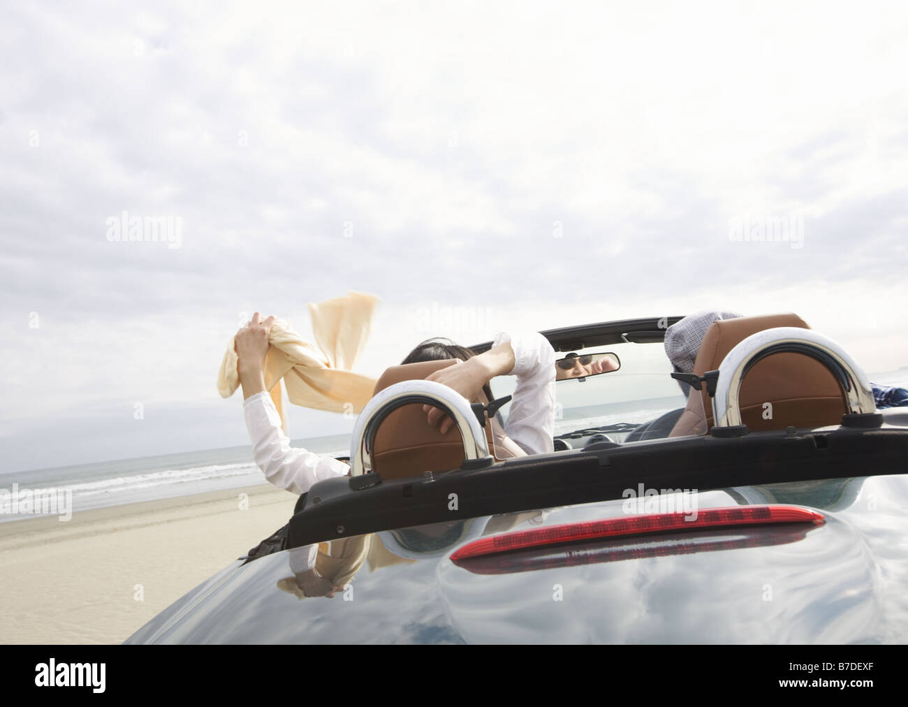 Couple having a drive Stock Photo - Alamy