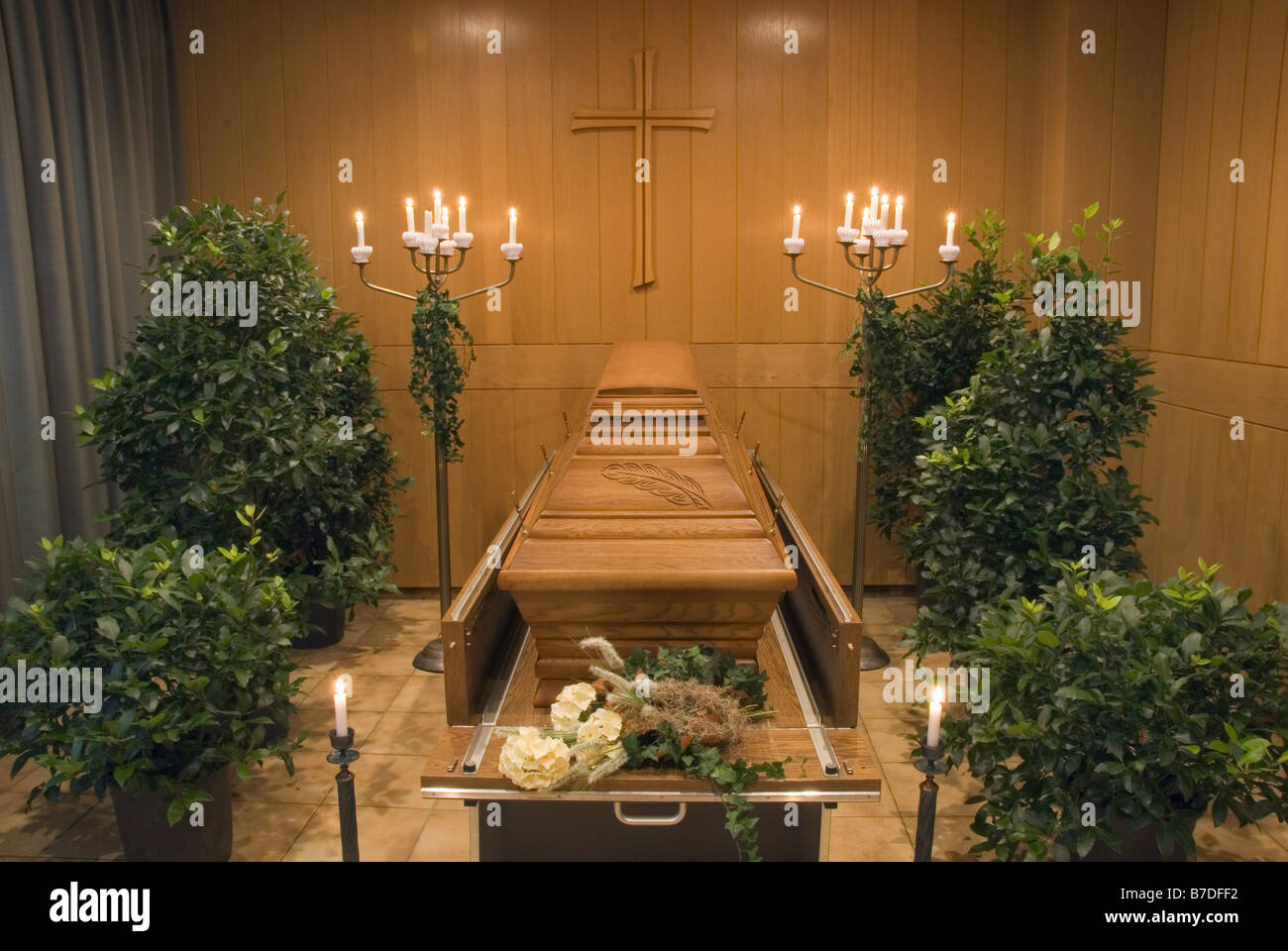 decorated mortuary and coffin Stock Photo - Alamy