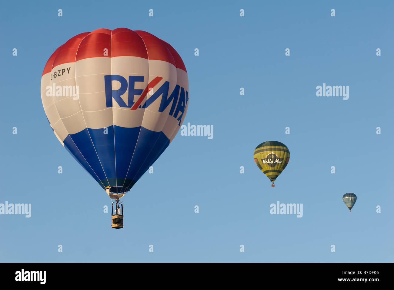 Three flying balloons hi-res stock photography and images - Alamy