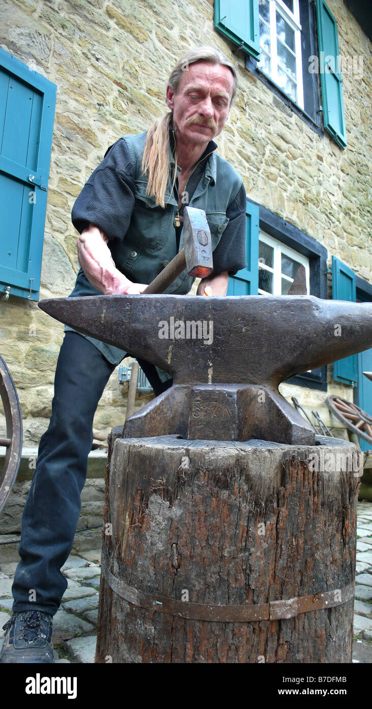 traditional handcraft, smith at work, Germany Stock Photo - Alamy