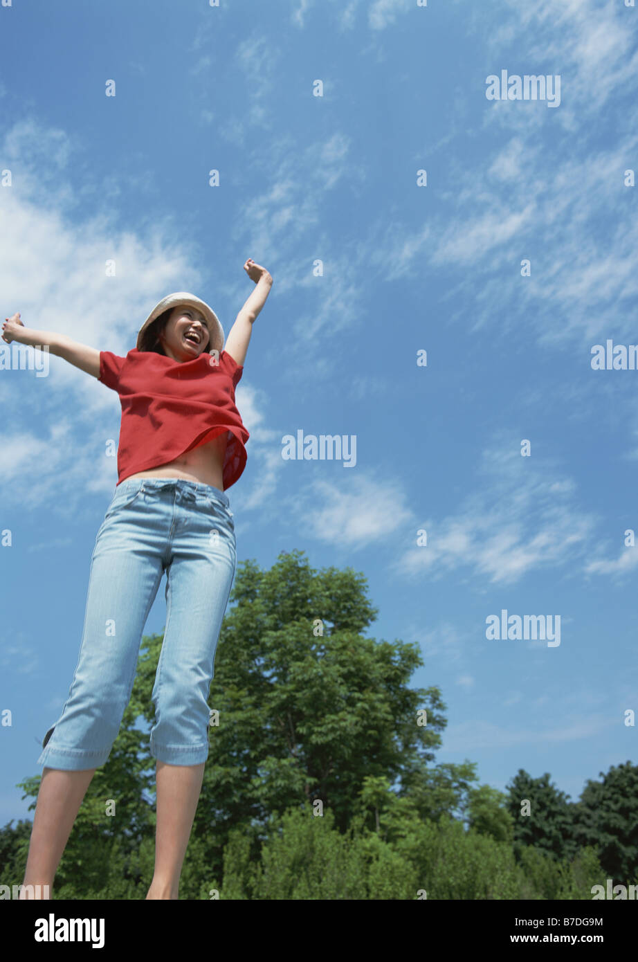 Jumping around hi-res stock photography and images - Alamy