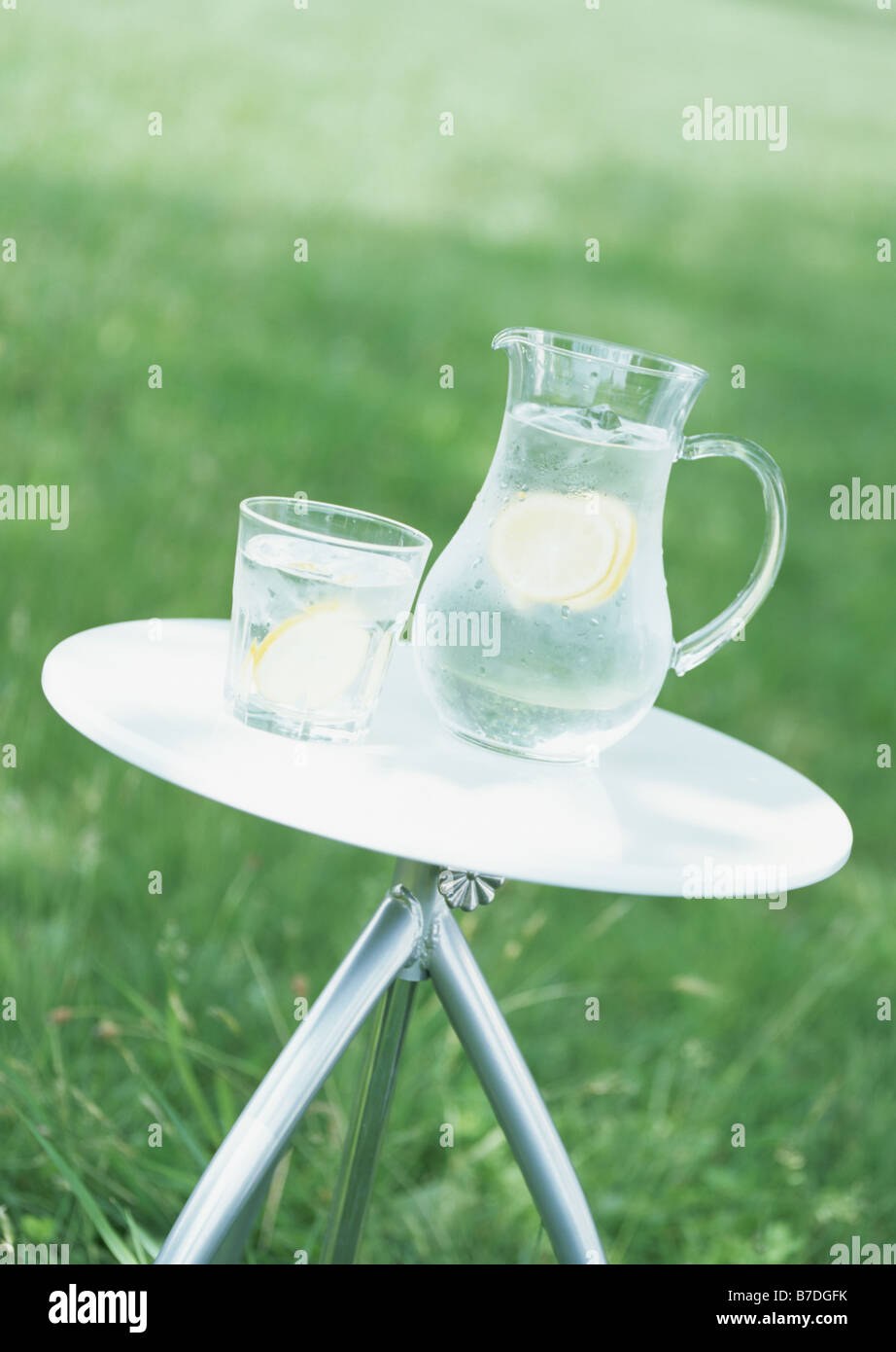 Water on table Stock Photo - Alamy