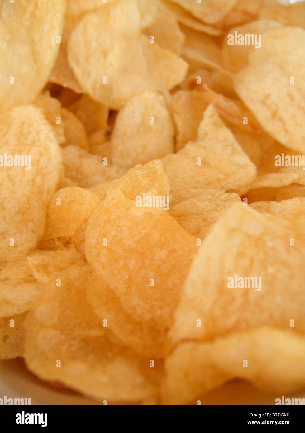 Potato chips close-up Stock Photo - Alamy