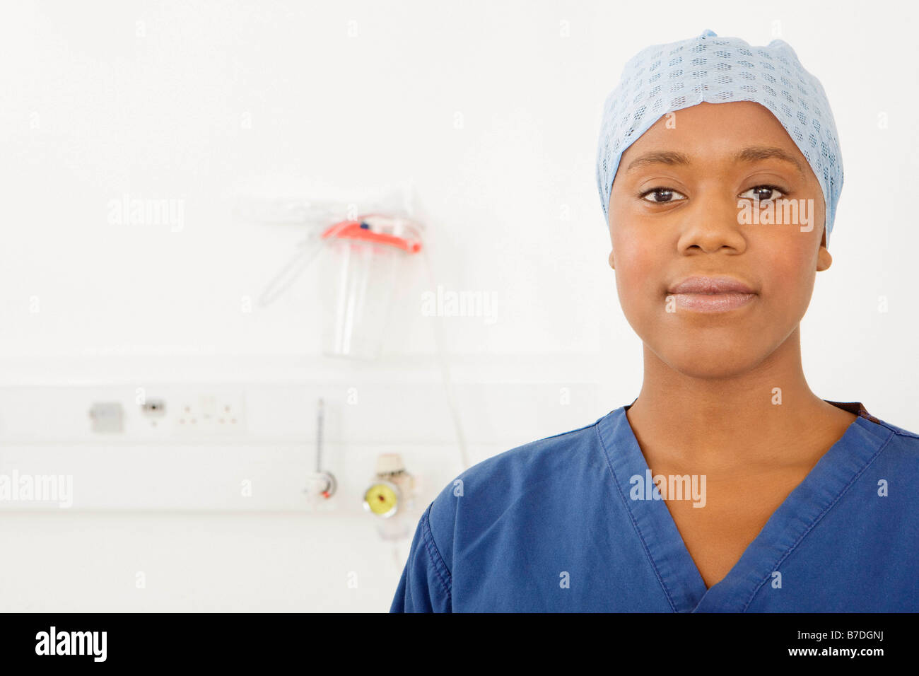 A portrait of a female nurse Stock Photo - Alamy