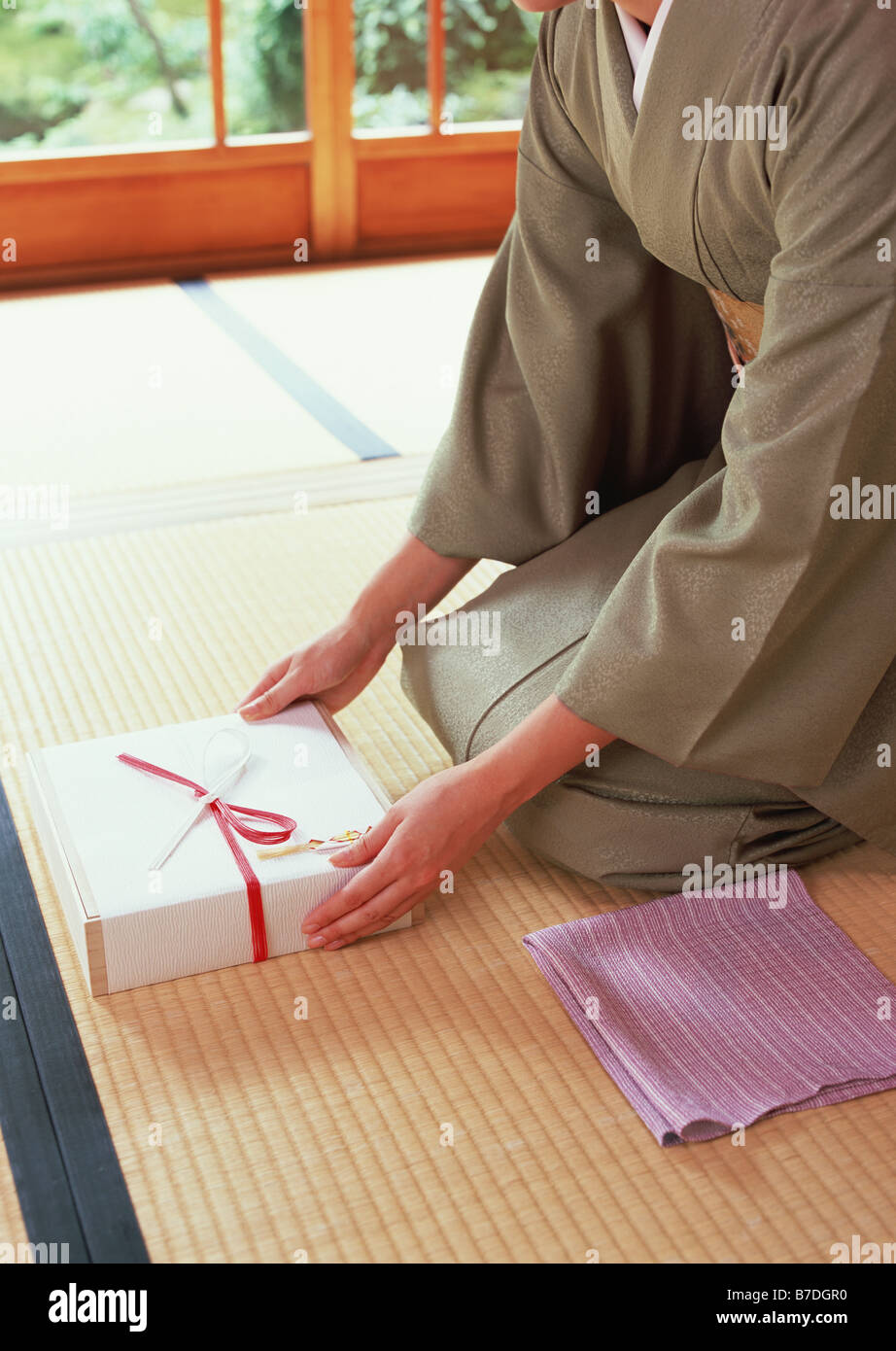 Gift-giving in Japanese style Stock Photo - Alamy