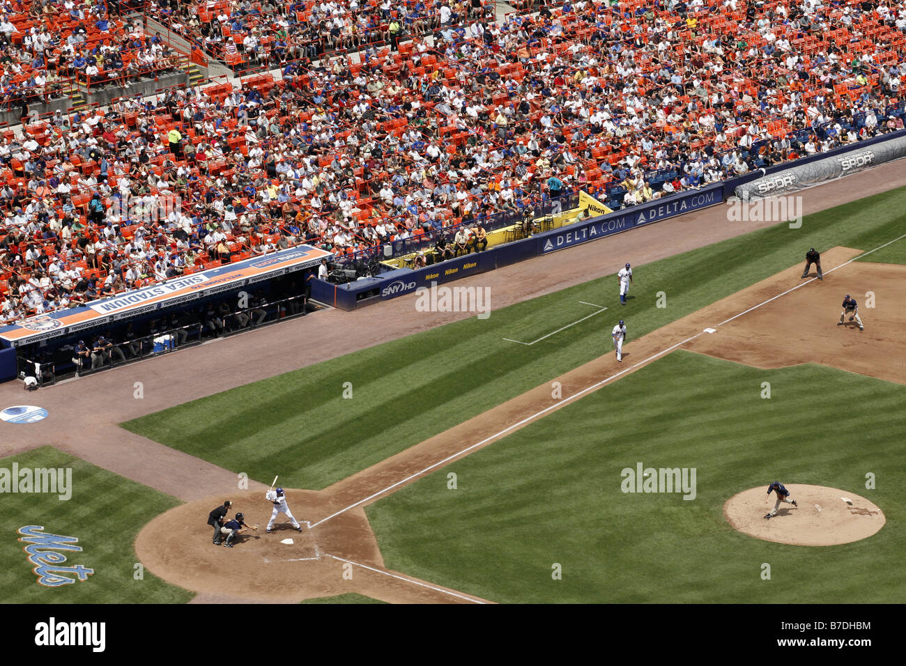 The Mets, Shea Stadium, Queens, New York City, USA Stock Photo - Alamy