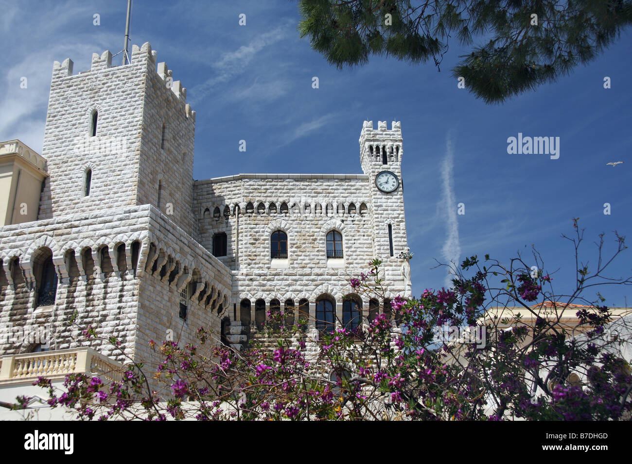 Grimaldi Palace in Monaco, France, Monaco Stock Photo - Alamy