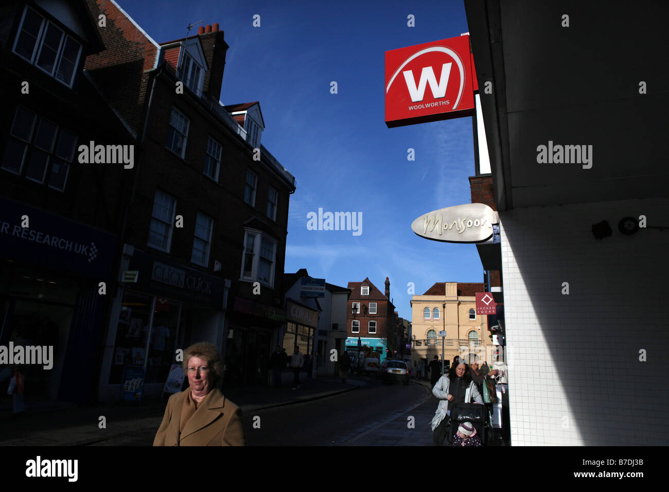 Woolworths high street shop hi-res stock photography and images - Alamy