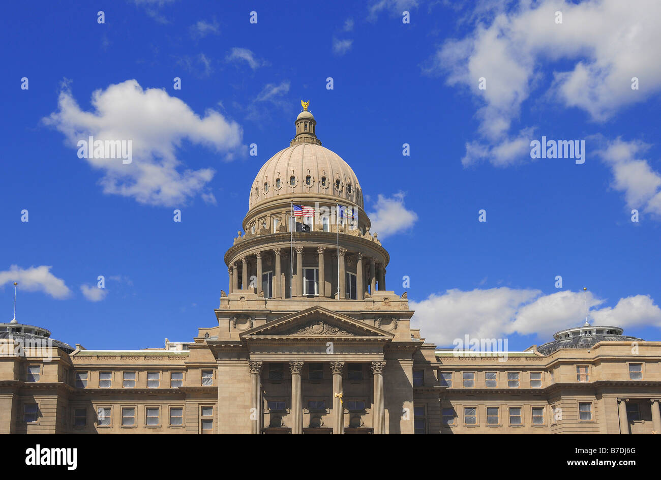 The Idaho State Capitol building at Boise, United States of America ...
