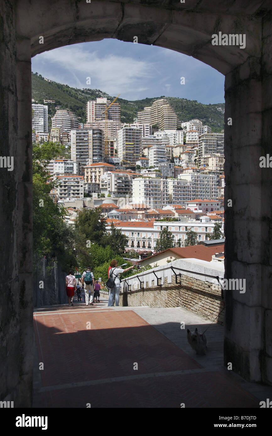 way up to the Grimaldi Palace in Monaco, France Stock Photo - Alamy