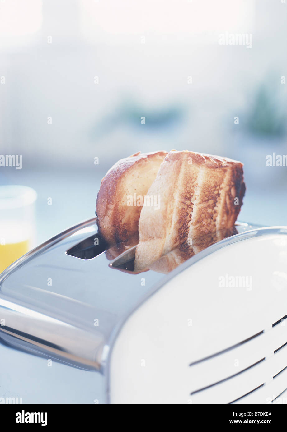 Toast popped up from toaster Stock Photo - Alamy