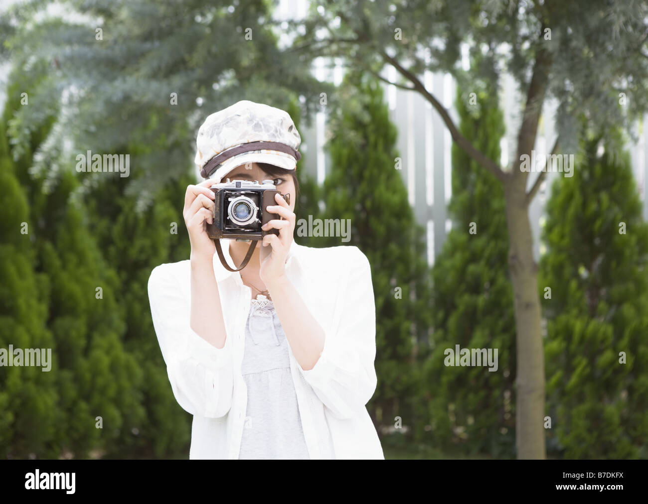 A woman taking pictures Stock Photo - Alamy