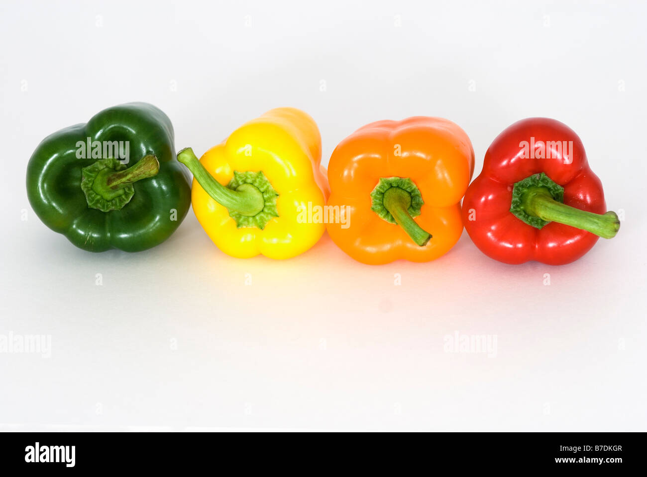 MIXTURE OF CAPSICUM ANNUUM BELL PEPPERS Stock Photo - Alamy