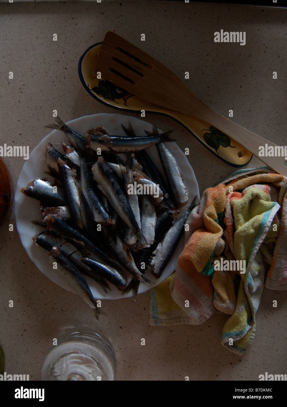 Dish cleaned fresh sardines hi-res stock photography and images - Alamy