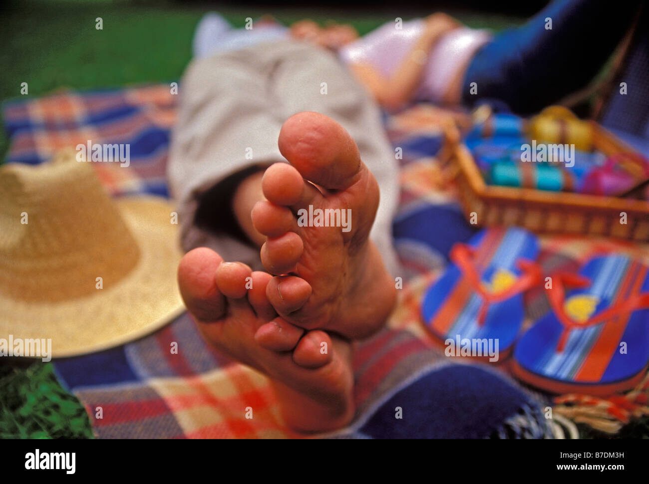 Picnic rug uk hi-res stock photography and images - Alamy