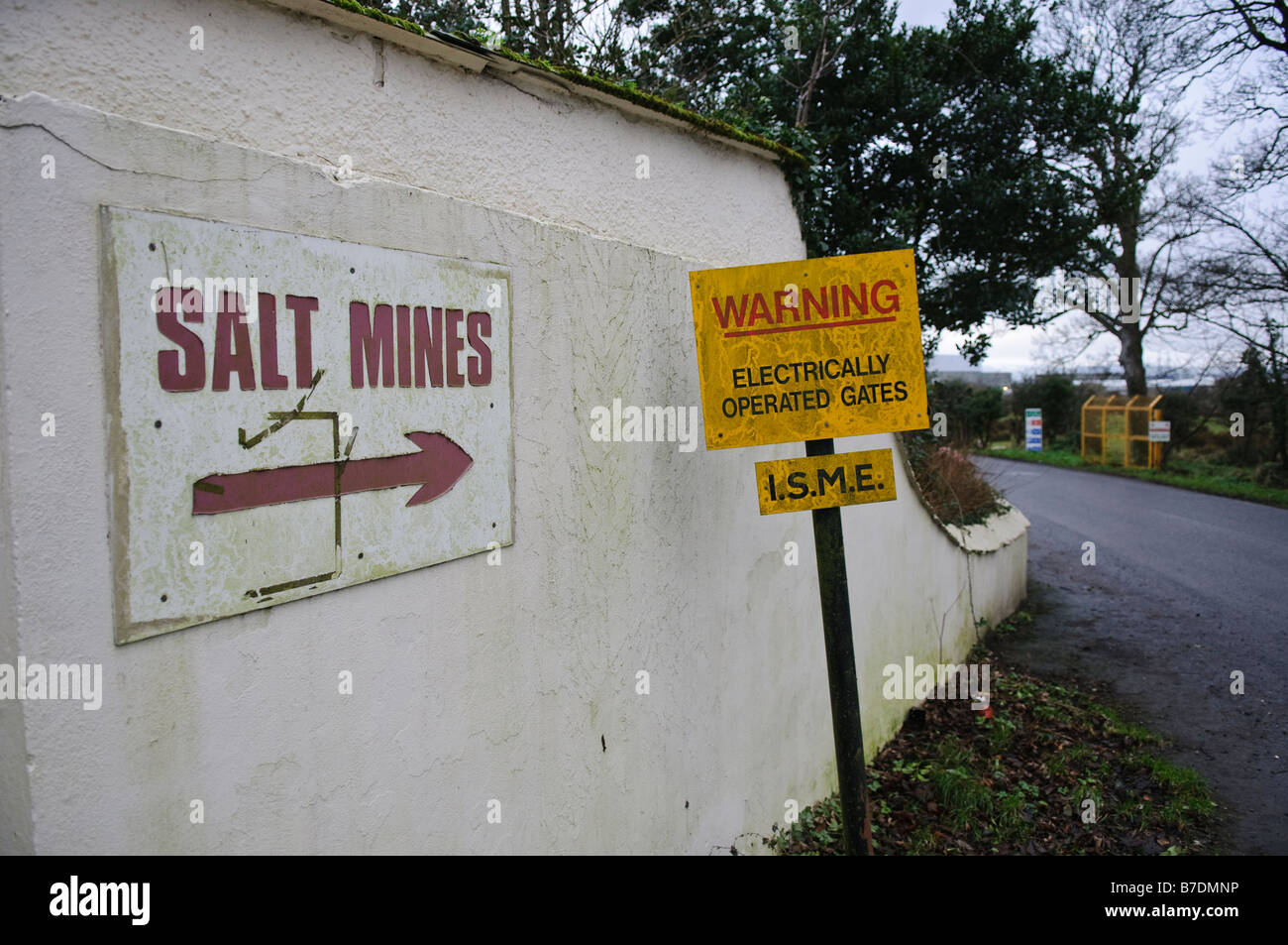 Mines mine warning hi-res stock photography and images - Alamy