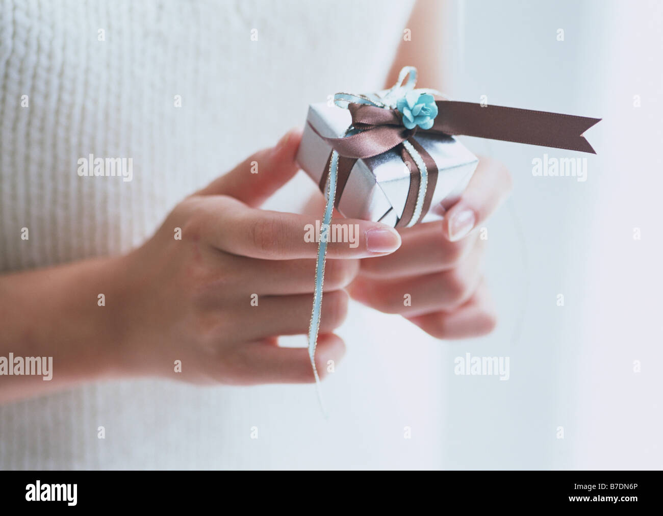 Small gift box Stock Photo - Alamy