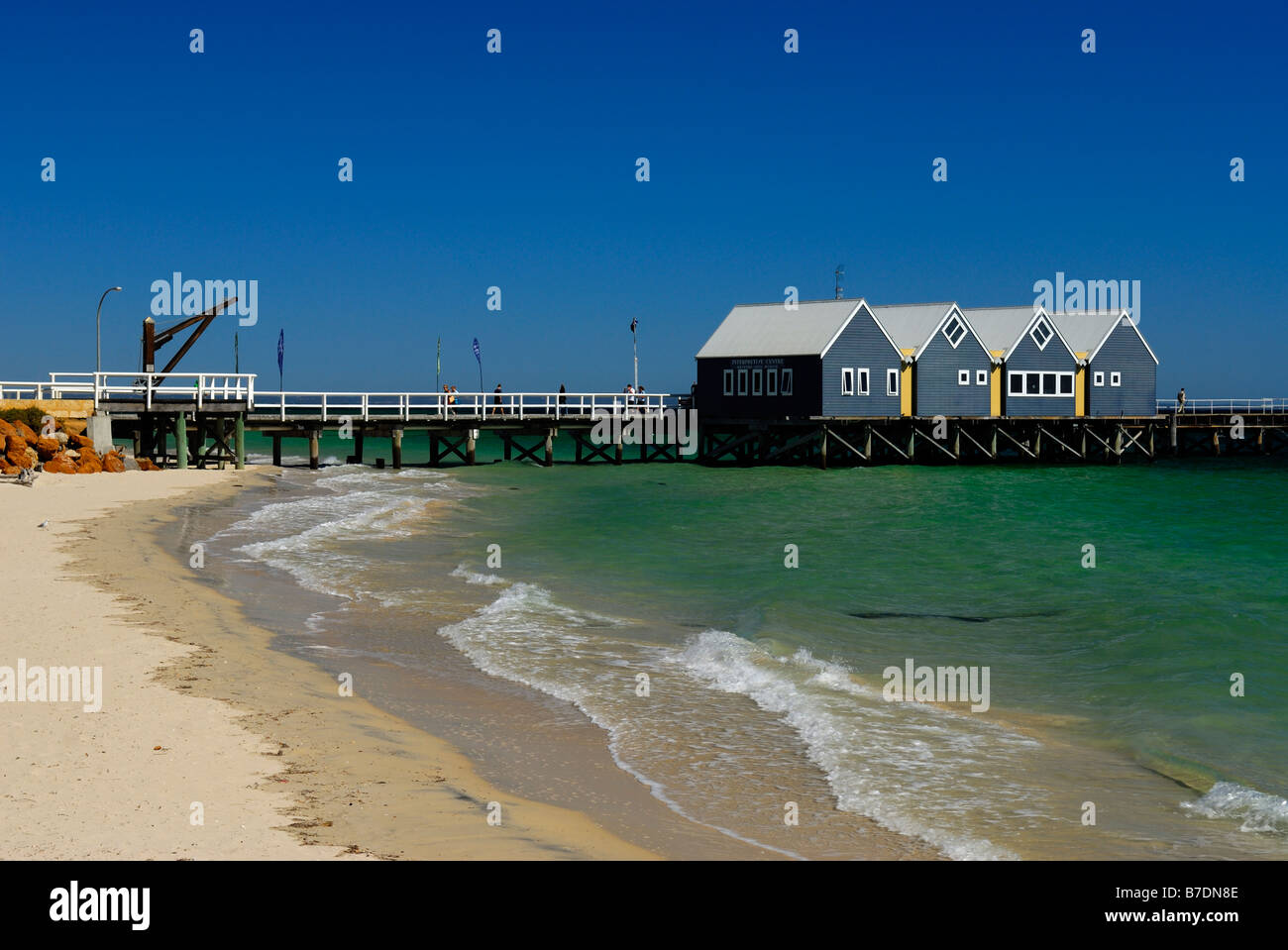 Old pier at Busselton Western Australia Stock Photo - Alamy