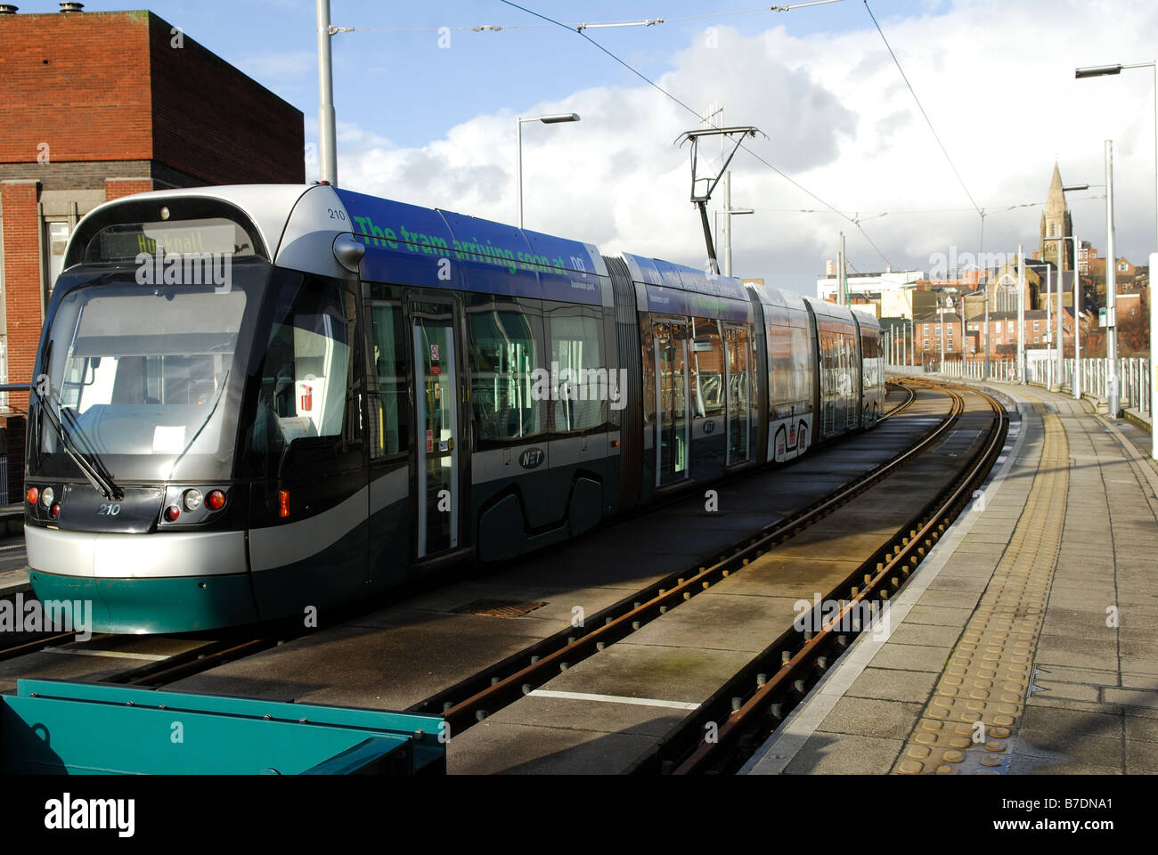 Nottingham tram hi-res stock photography and images - Alamy