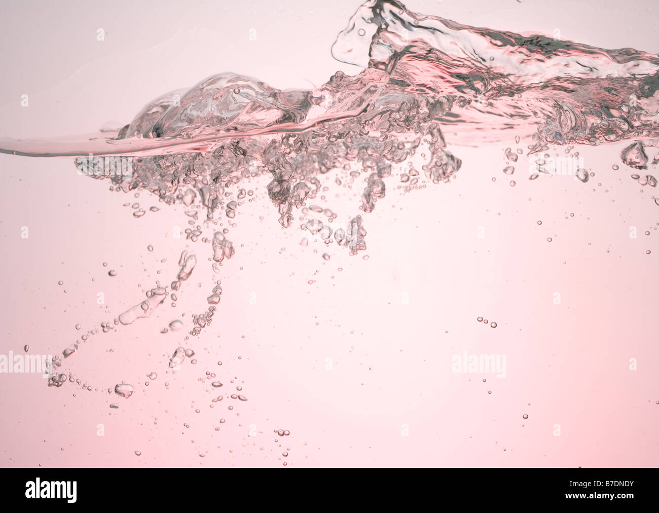 Wave motion and water bubbles Stock Photo - Alamy