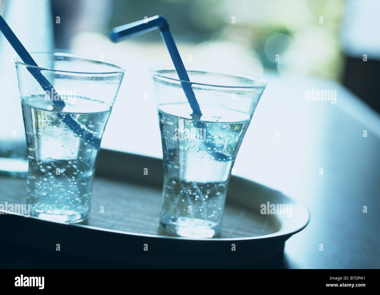 Refraction glass with straw hi-res stock photography and images - Alamy
