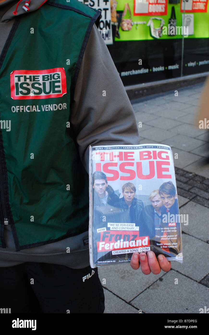Big Issue Official Vendor Stock Photo - Alamy