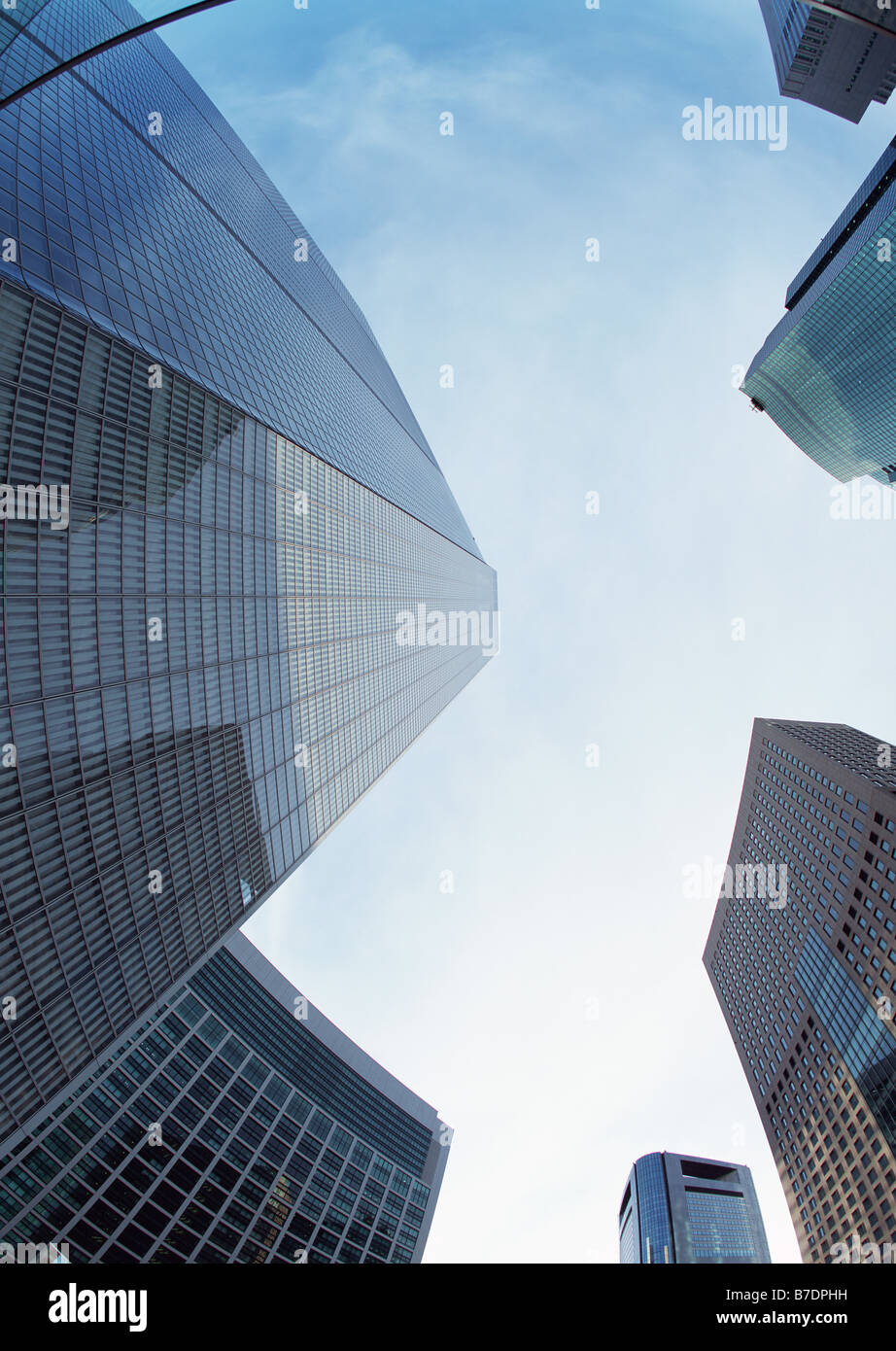 Cluster of tall buildings Stock Photo - Alamy