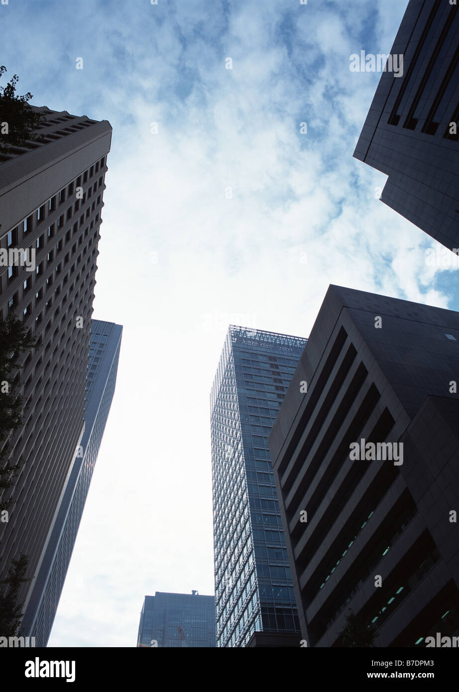 Cluster of tall buildings Stock Photo - Alamy