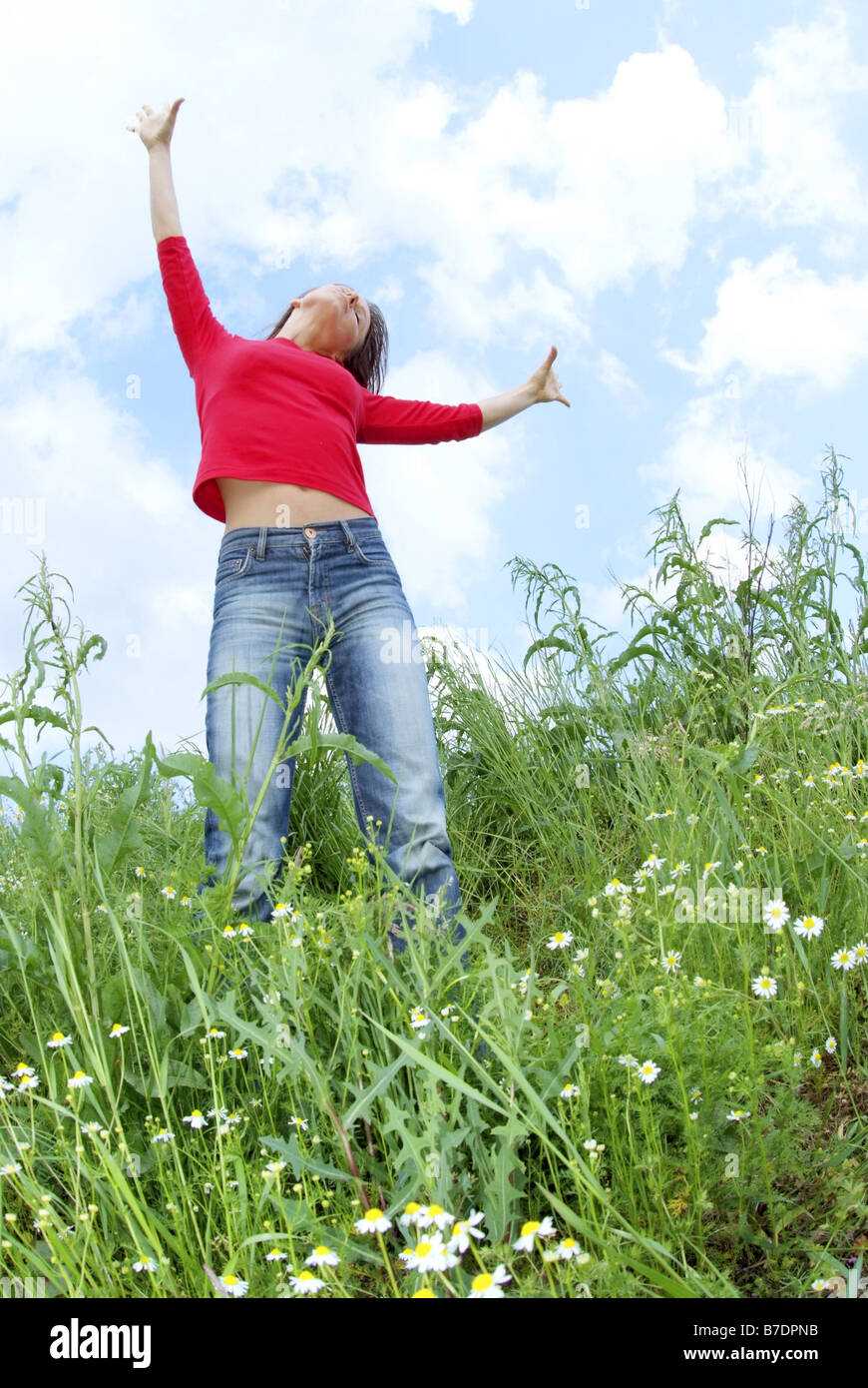 awareness of life in free nature Stock Photo - Alamy