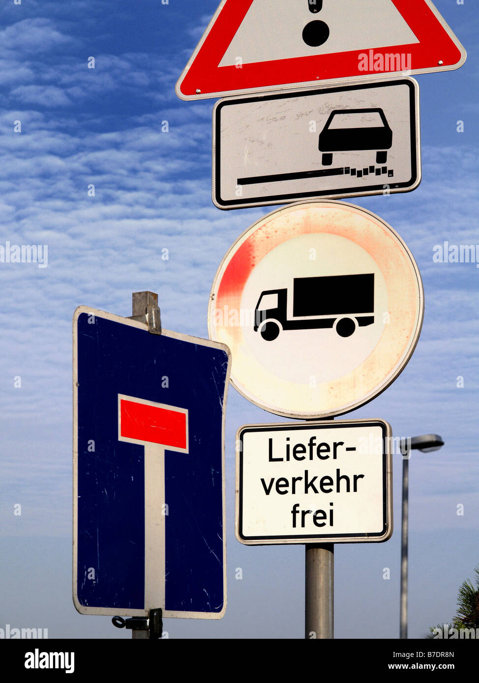 a lot of traffic signs, Germany Stock Photo - Alamy