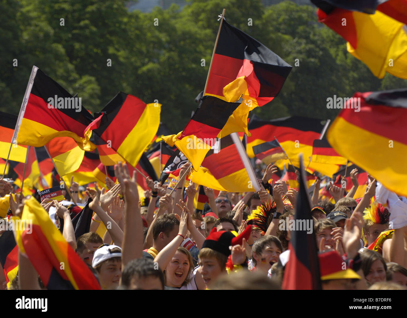 Many german flags hi-res stock photography and images - Alamy