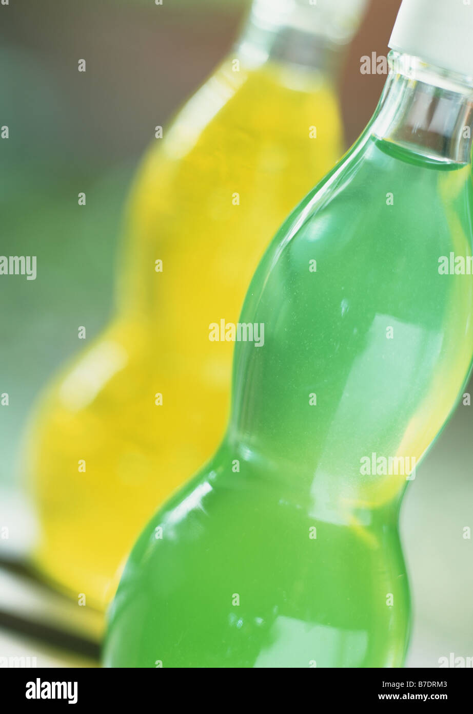 Bottles of cinnamon water Stock Photo - Alamy