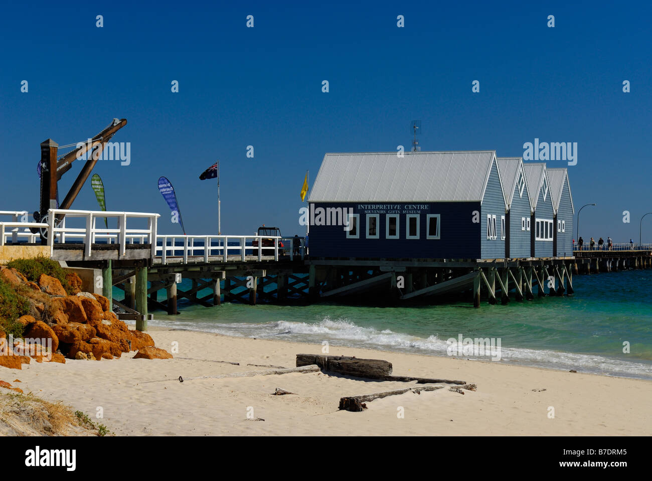 Old pier at Busselton Western Australia Stock Photo - Alamy