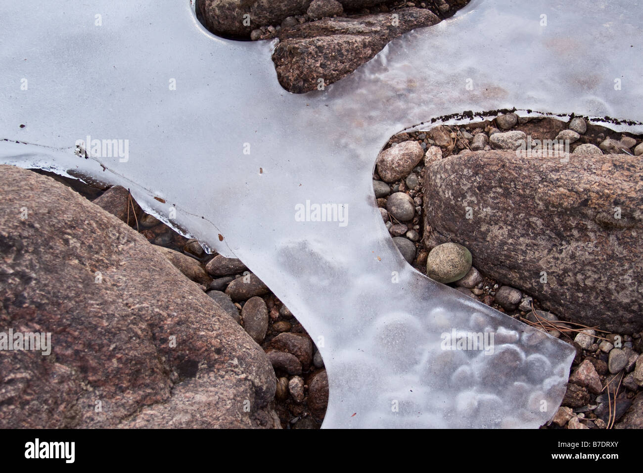 Ice and Stone Stock Photo - Alamy