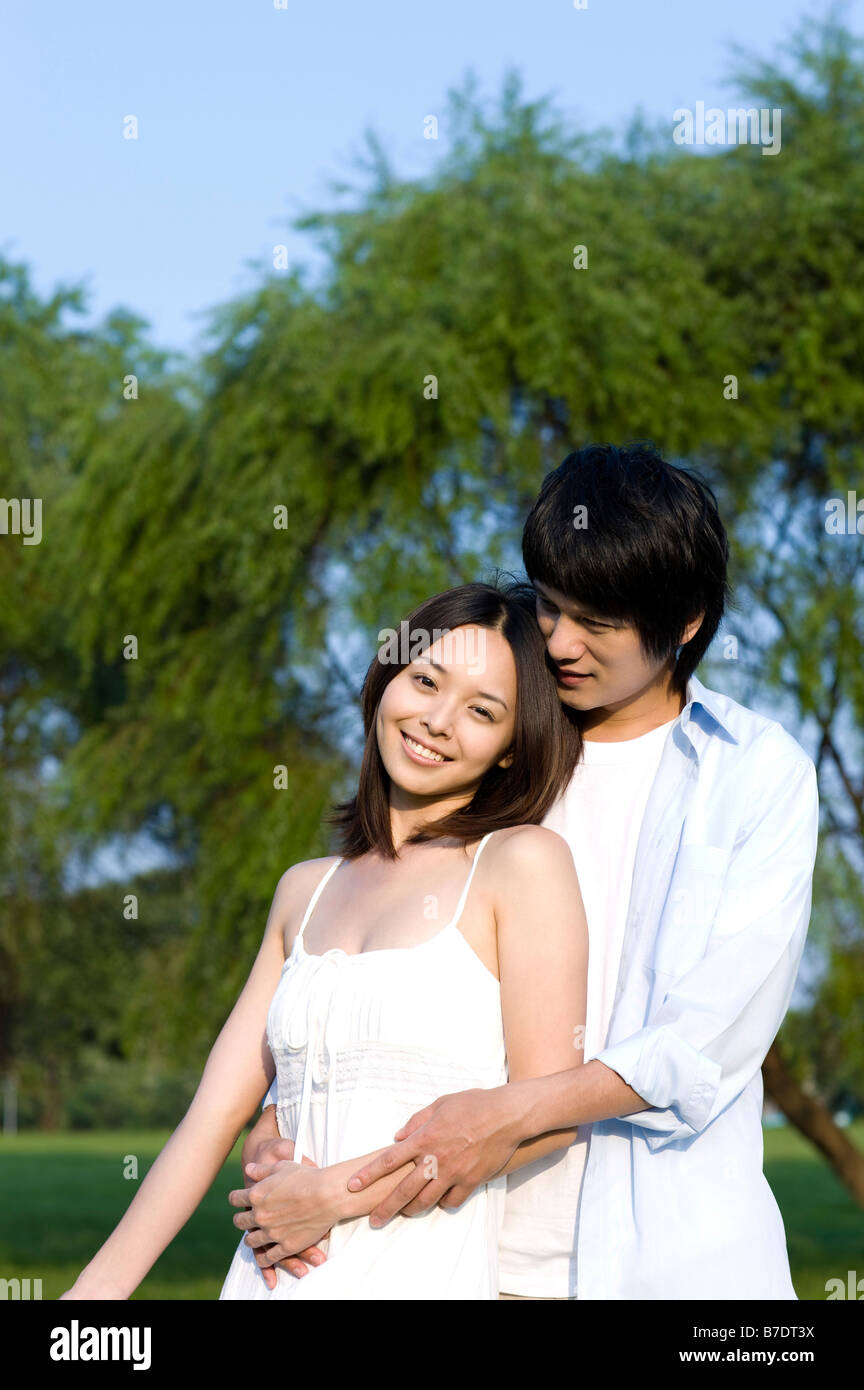 Young couple bonding together Stock Photo - Alamy