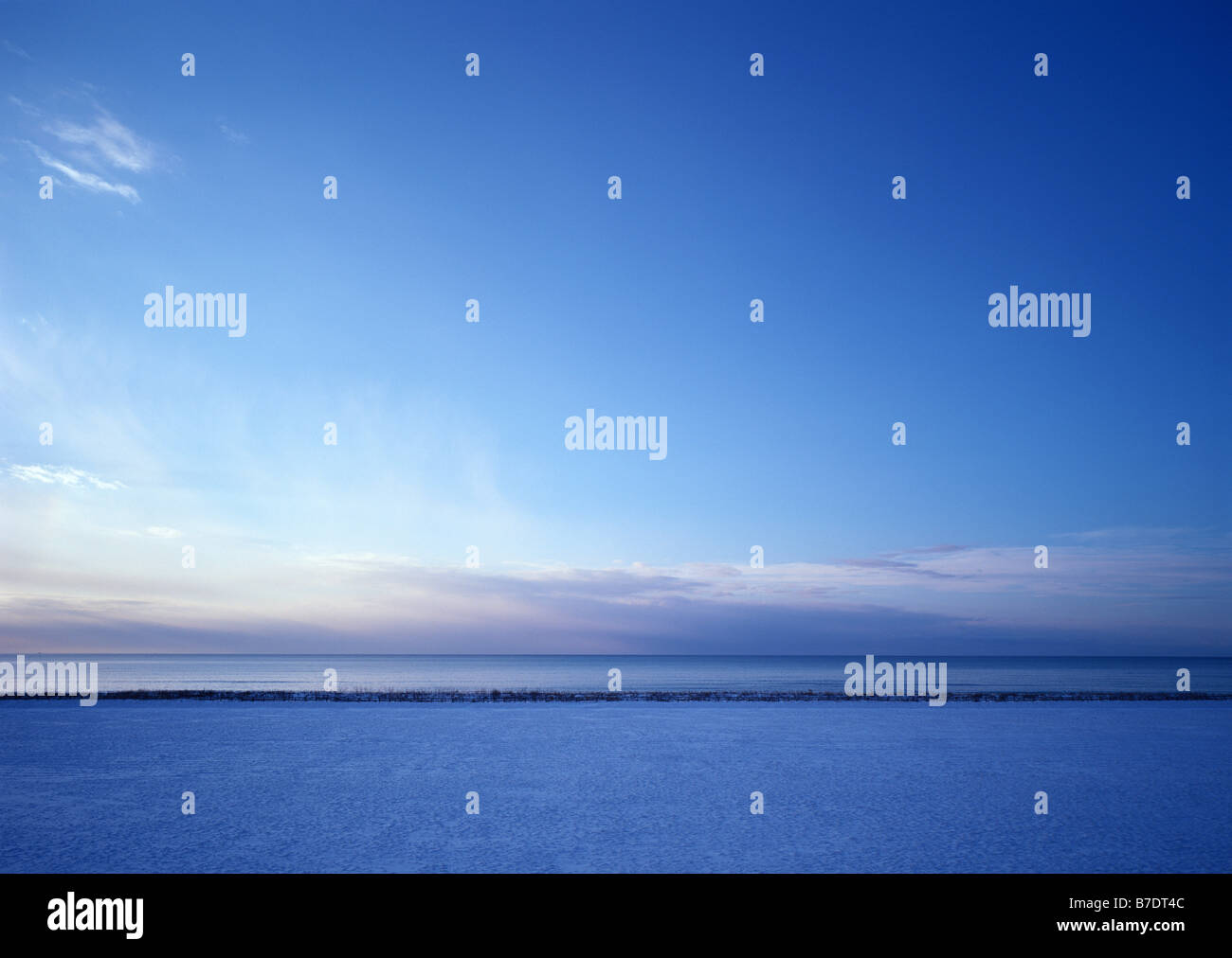 Blue Sky and Sea Stock Photo - Alamy