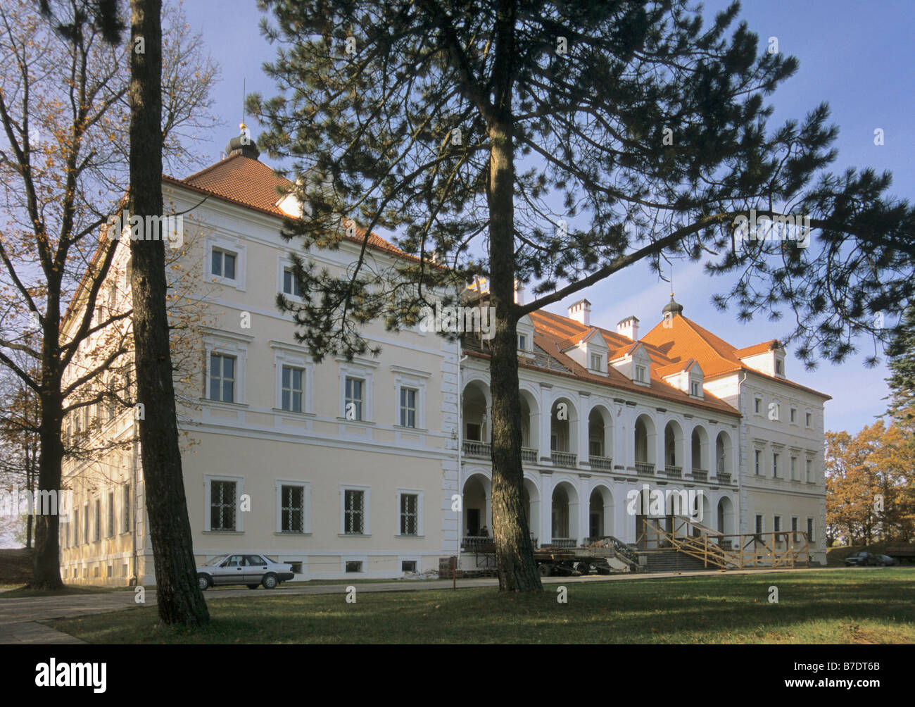 Radziwill (Radvila) Palace at Birzai Lithuania Stock Photo - Alamy
