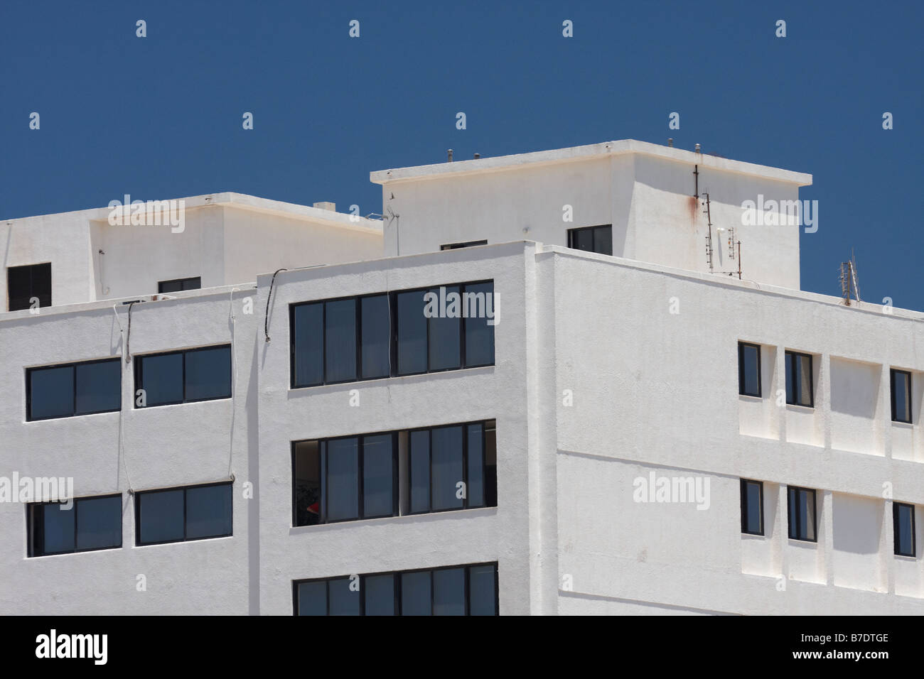 white building rhodes Greece Stock Photo - Alamy