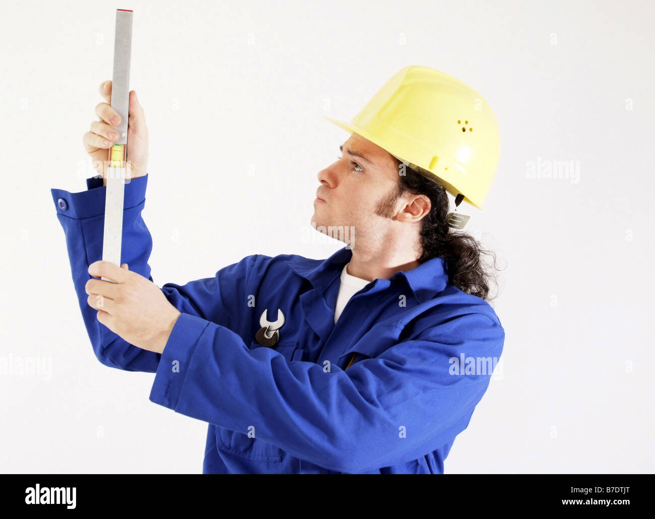 building worker with tools Stock Photo - Alamy