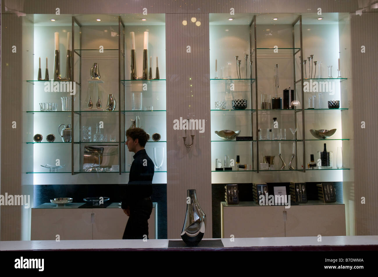 Georg Jensen silver and glassware design showroom in Melbourne Victoria ...