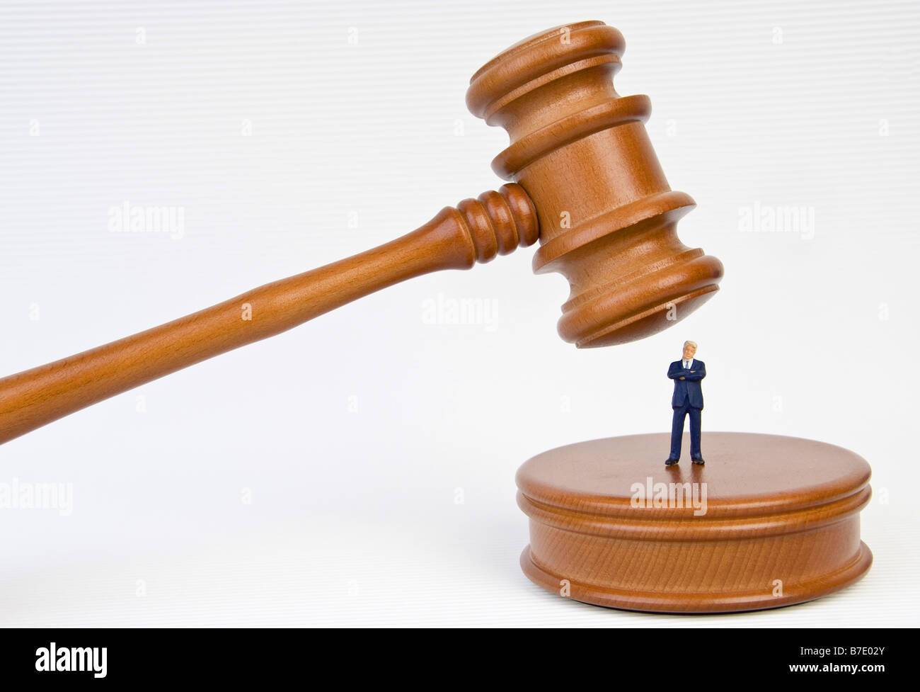 symbolic for auctioneer Stock Photo - Alamy
