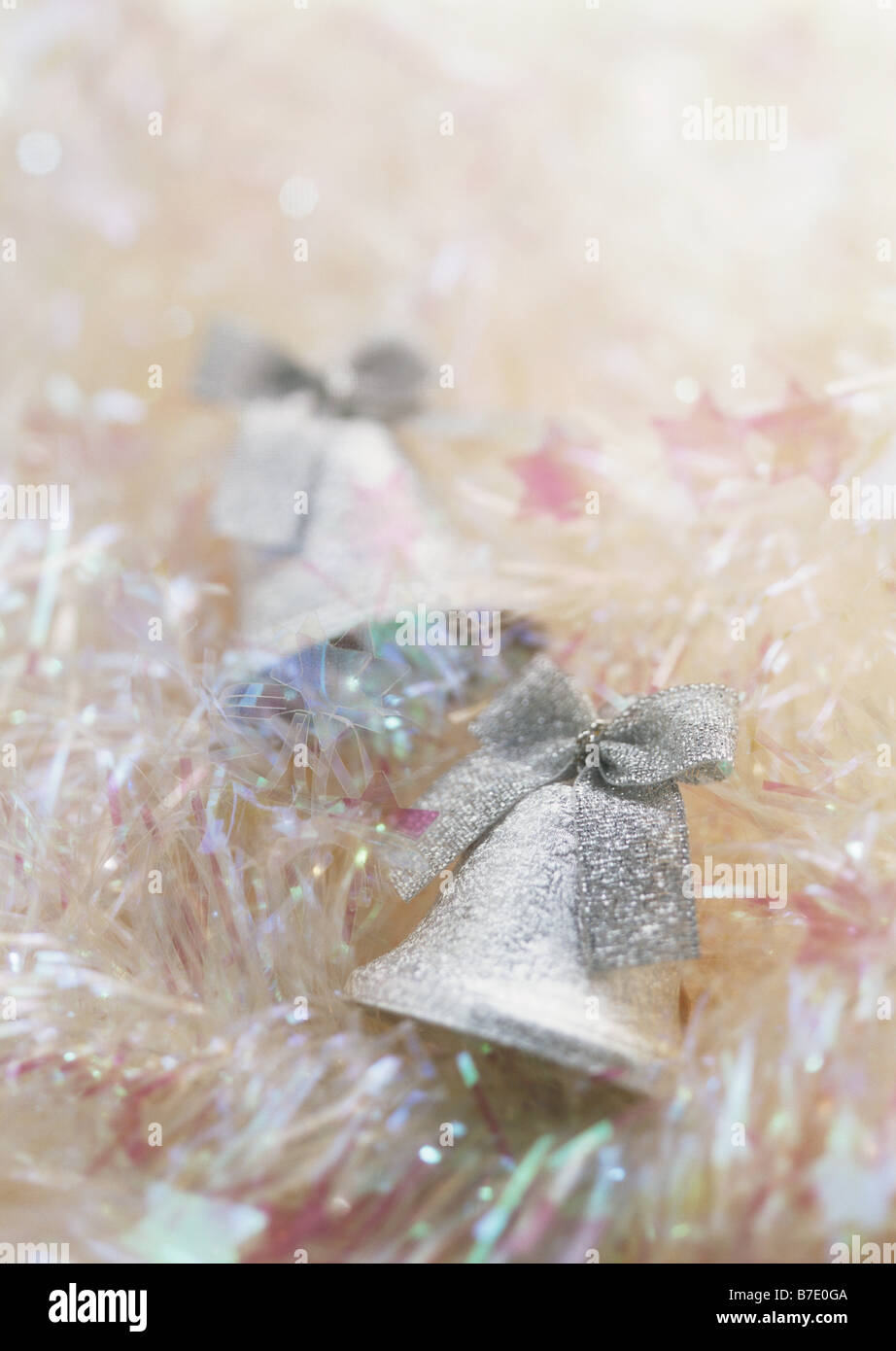 Two silver bell ornaments hi-res stock photography and images - Alamy