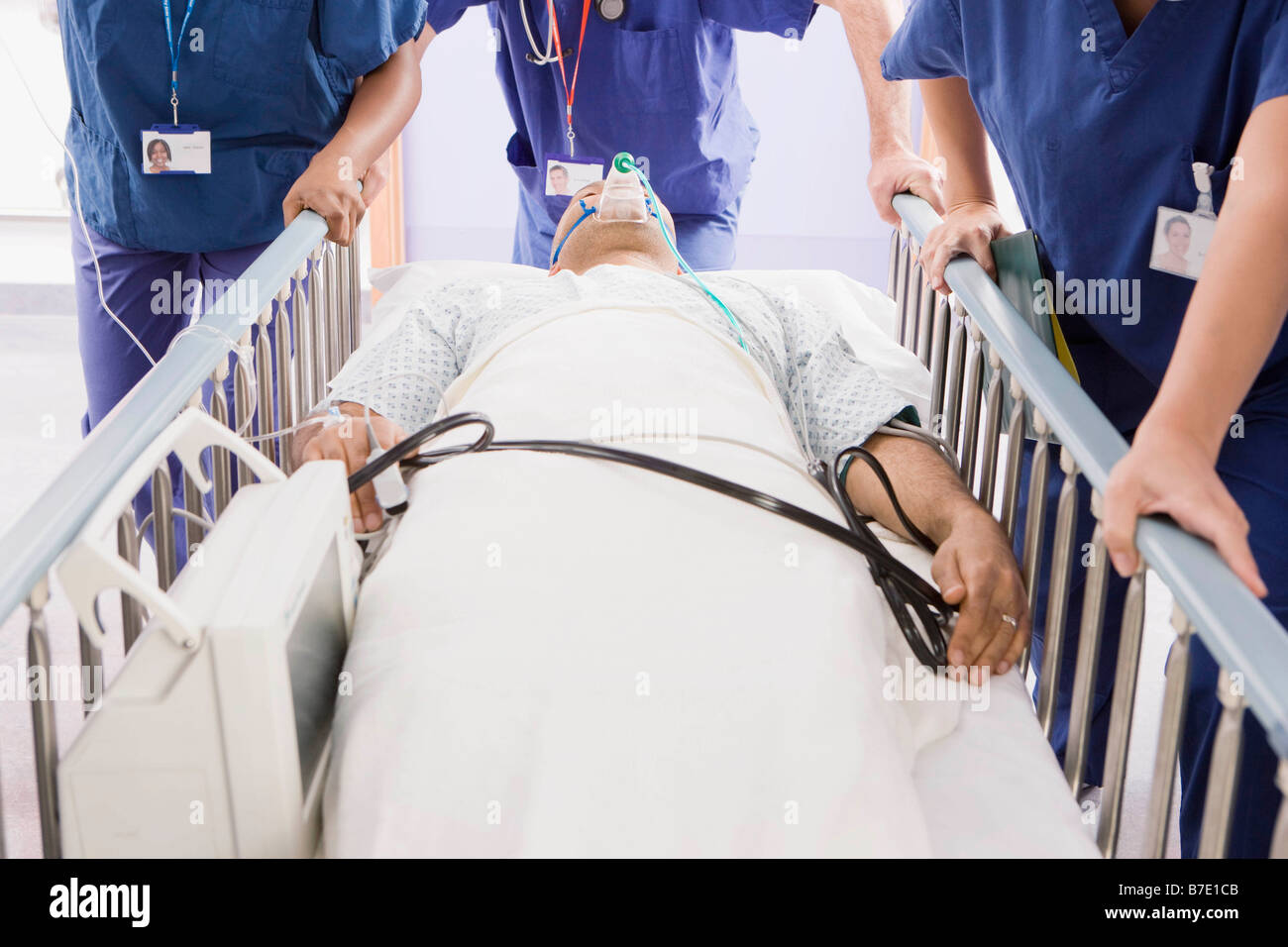 Bed Race Pushing High Resolution Stock Photography and Images - Alamy