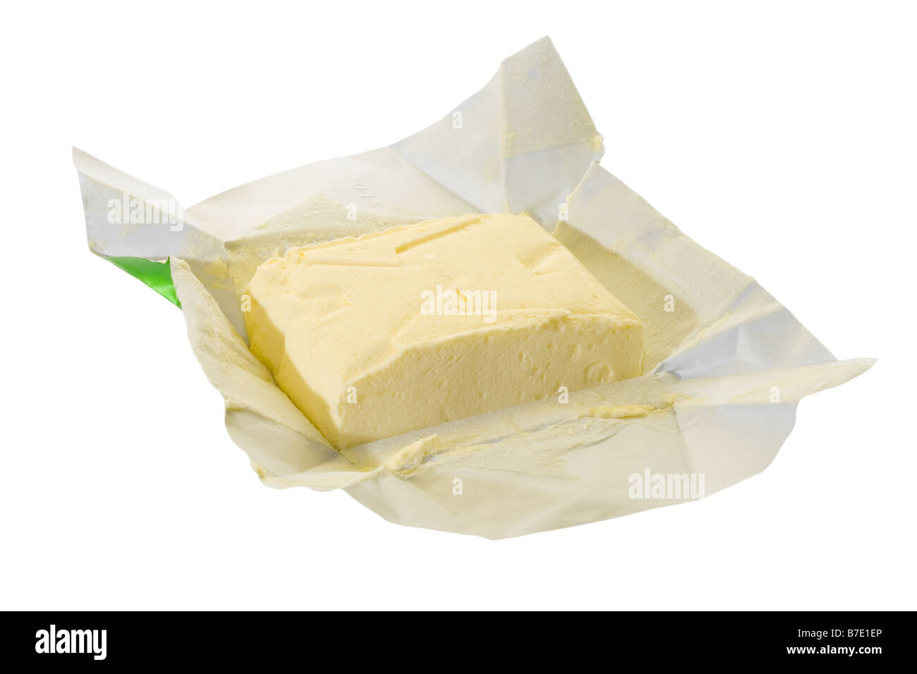 Open block of butter Stock Photo - Alamy