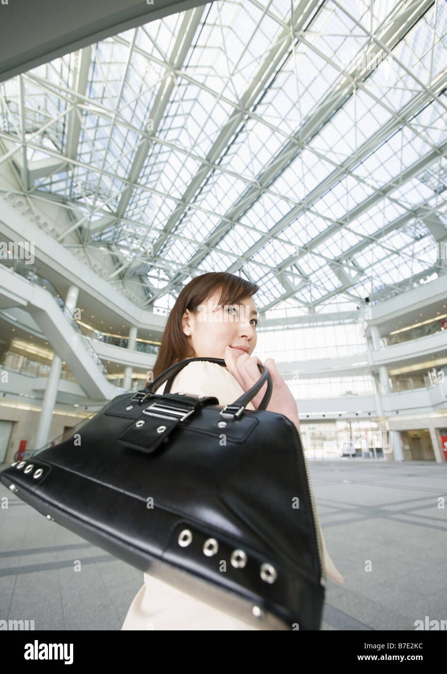 Woman turning around out hi-res stock photography and images - Alamy