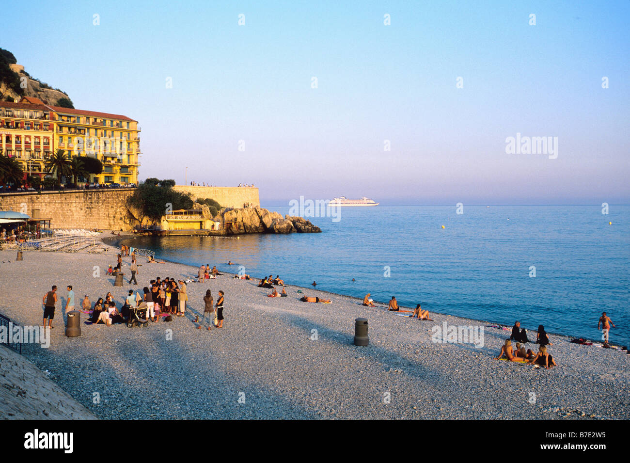 People on the beach in nice hi-res stock photography and images - Alamy