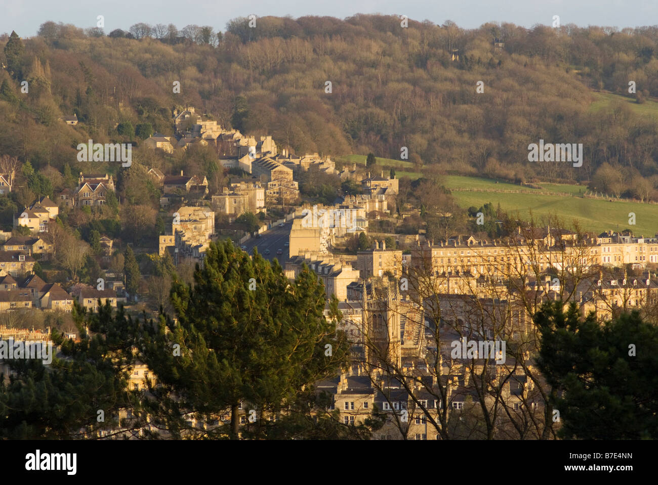 Bathwick Hill, Bath Stock Photo - Alamy
