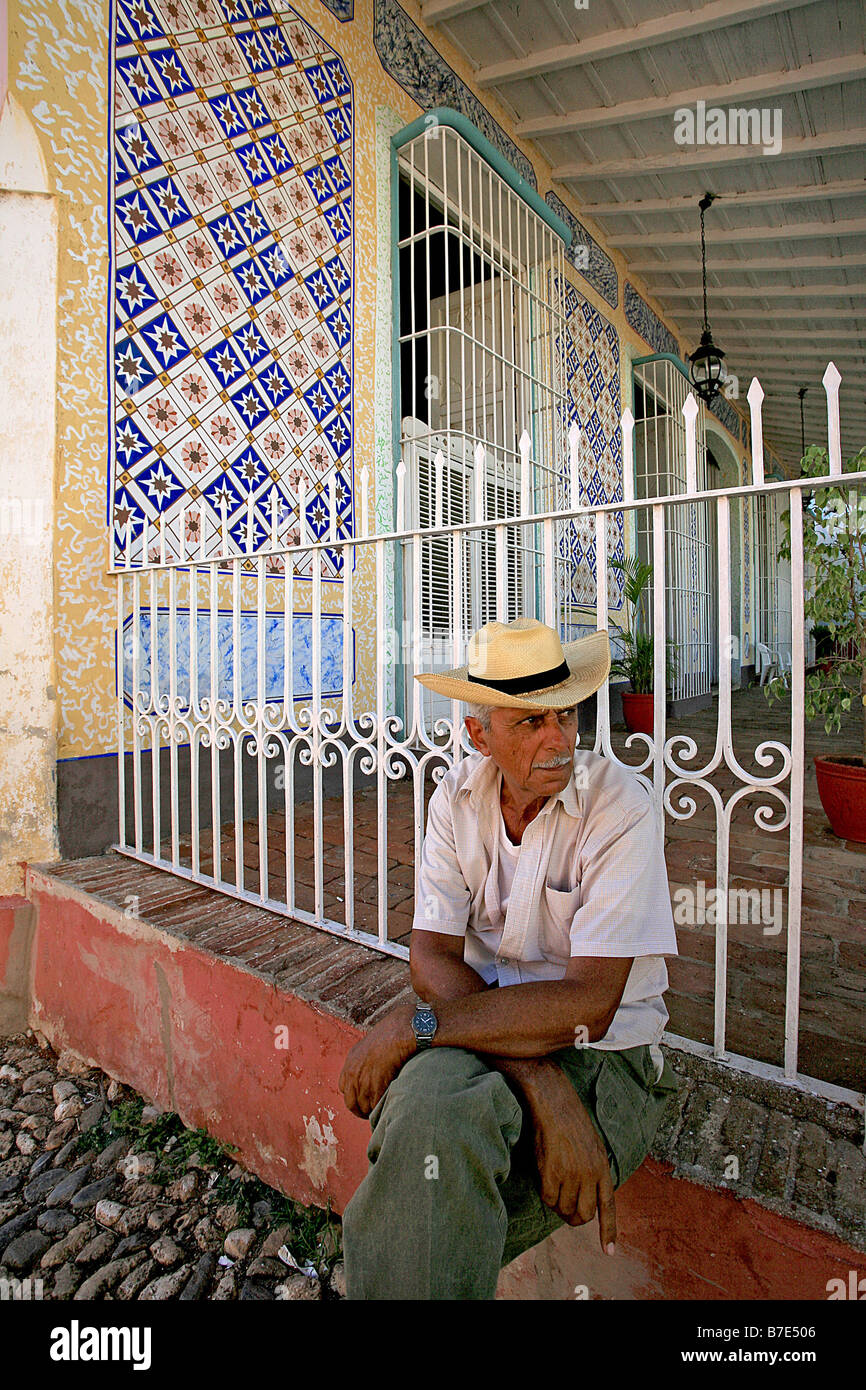 People of Trinidad, Trinidad, Cuba island, West Indies, Central America ...