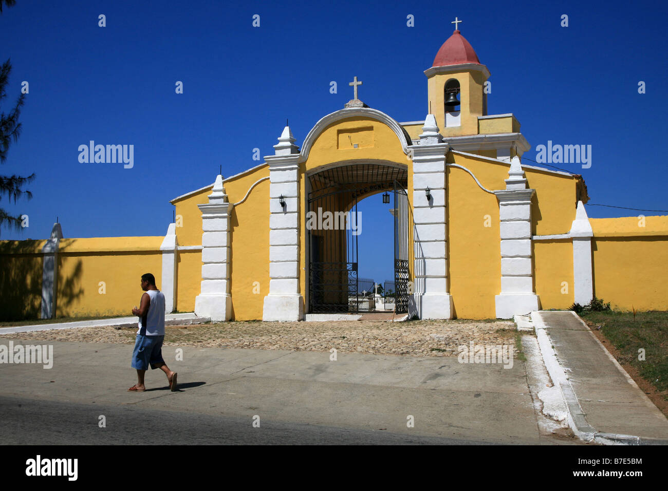 Cemetery, Trinidad, Cuba island, West Indies, Central America Stock ...