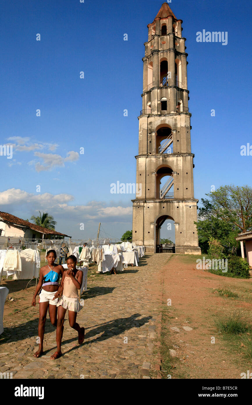 Torre de Manaca Iznaga, Cuba island, West Indies, Central America Stock ...